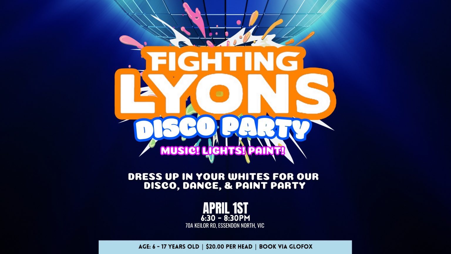 Fighting Lyons Disco Party 2023 - Fighting Lyons